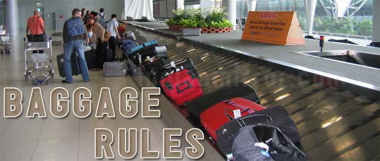 Tourism - Baggage Rules, About Baggage.
